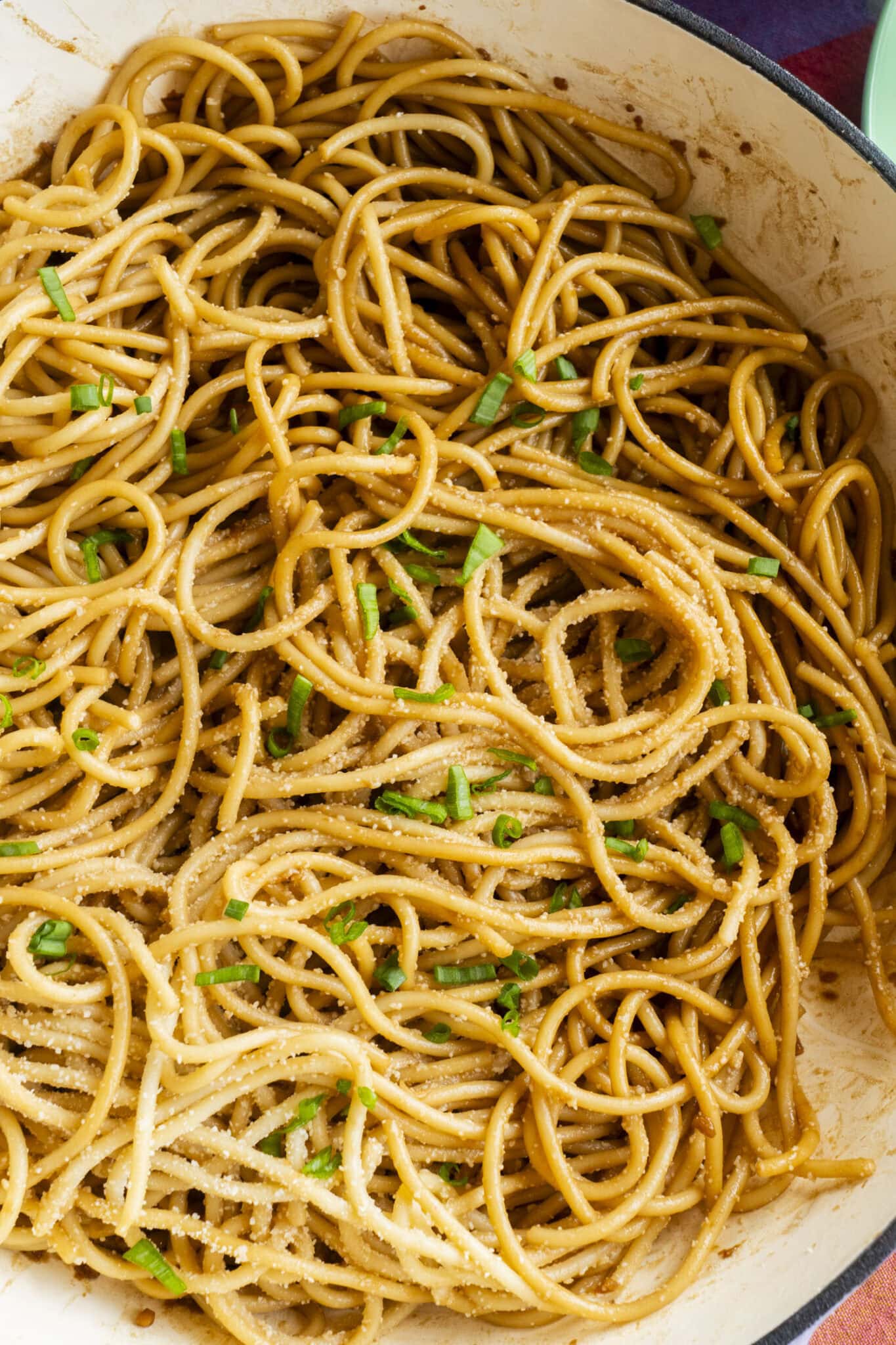20-Minute Garlic Spaghetti Noodles - Brooklyn Farm Girl