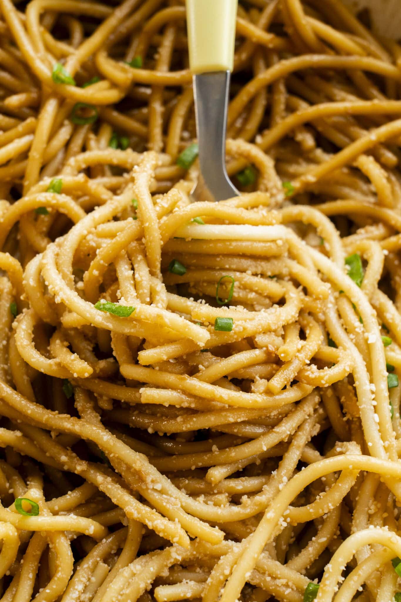 20-Minute Garlic Spaghetti Noodles - Brooklyn Farm Girl