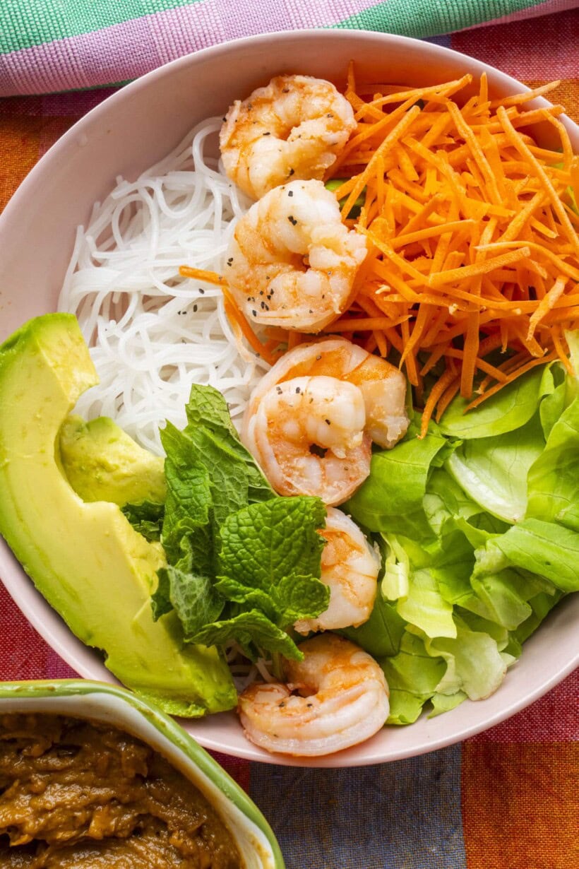 Shrimp Spring Roll In A Bowl - Brooklyn Farm Girl